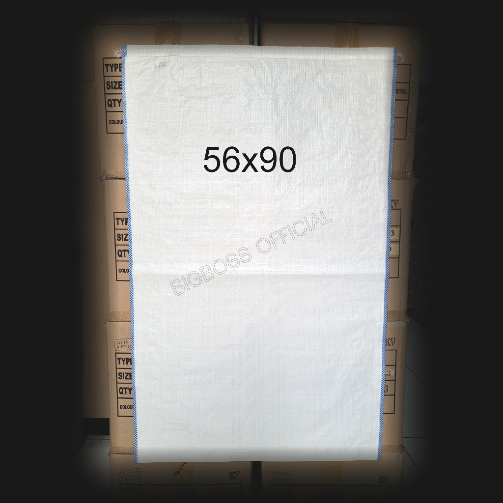 Jual (1 Lembar) Karung HOKI 50Kg Beras Plastik Putih Susu Goni 56x90cm ...