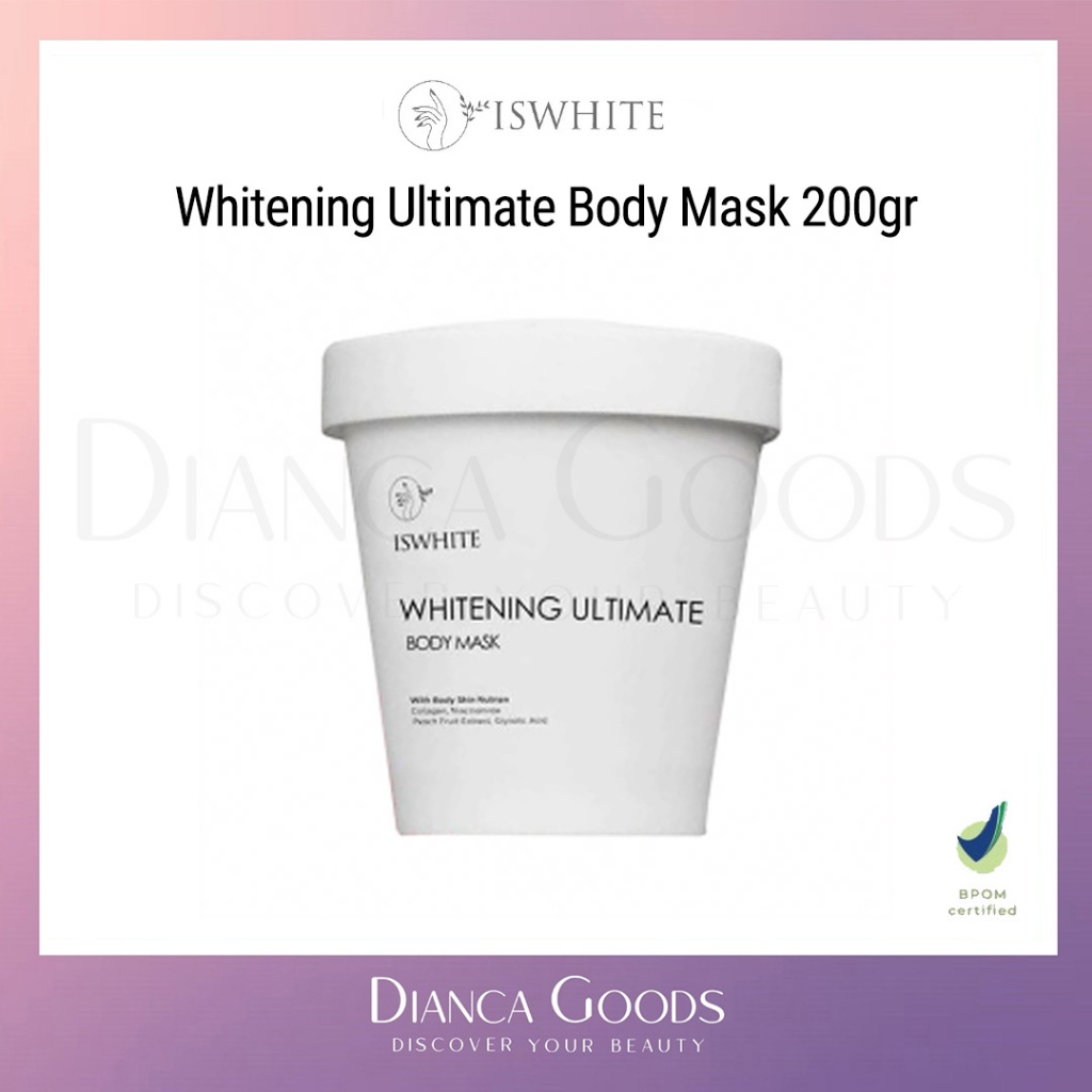Jual ISWHITE Whitening Ultimate Body Mask 200gr - Dianca Goods BKL ...