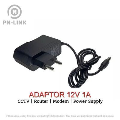 Jual Adaptor 12V 1A Baru bukan bekas 5.5mm untuk Router dan CCTV ...