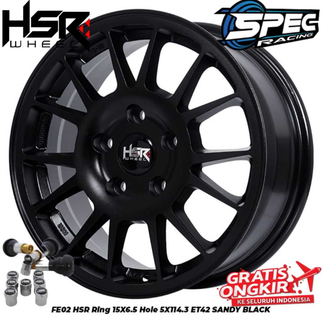 Jual Velg Mobil Racing Hsr Fe02 R15 Untuk City Ayla Brio Yaris Sigra Agya Calya Vios Nova Freed ...