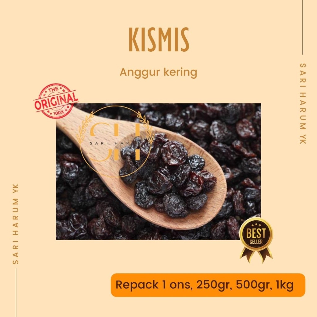 Jual Kismis | Anggur Kering 1 kg | Shopee Indonesia