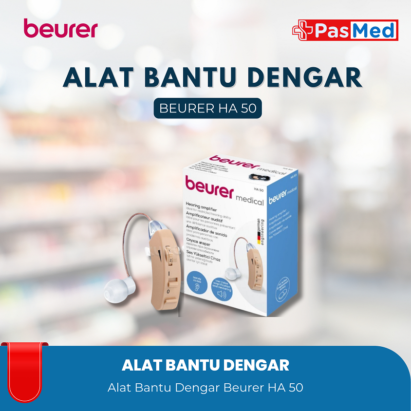 Jual PASMED | BEURER - ALAT BANTU PENDENGARAN HEARING AID HA50 / HA-50 | Shopee Indonesia