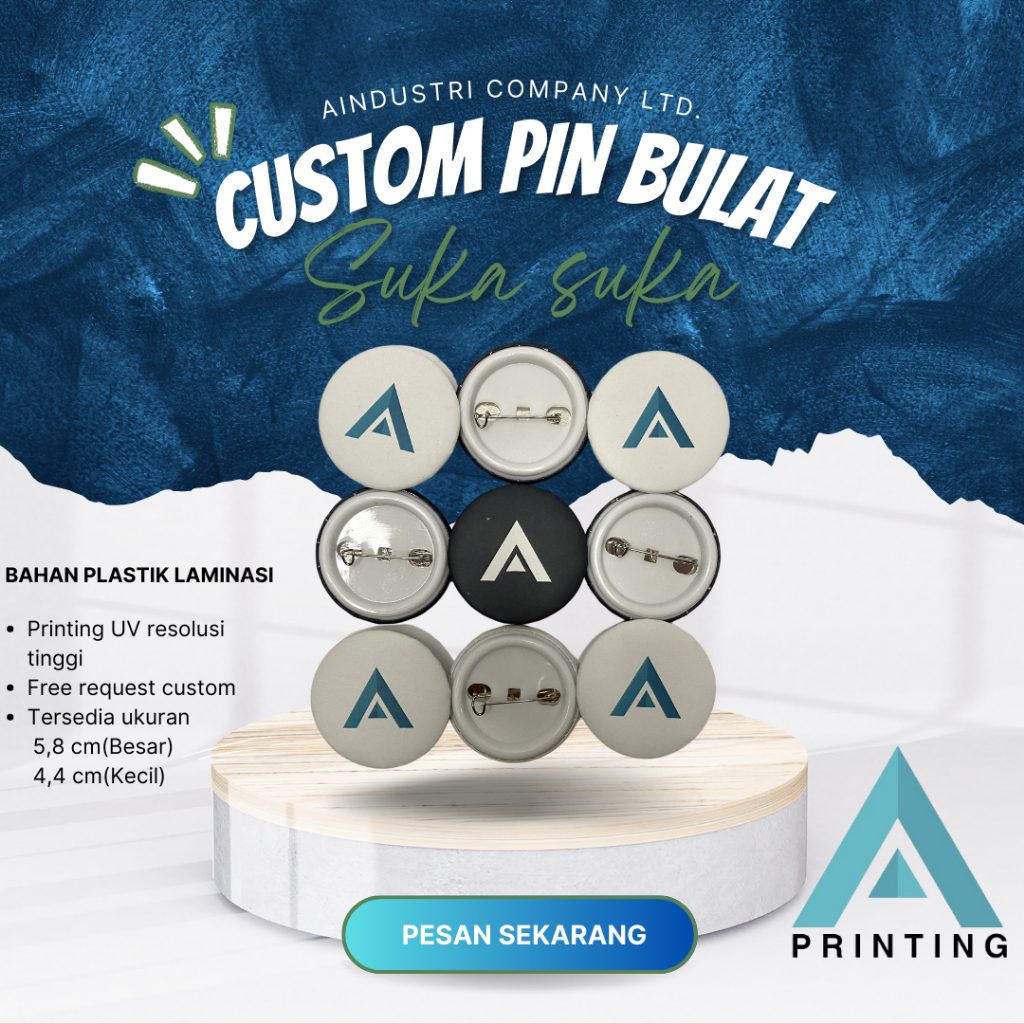 Jual PIN Premium Custom (Foto, Logo, Nama dan Tulisan Bebas) | Shopee ...
