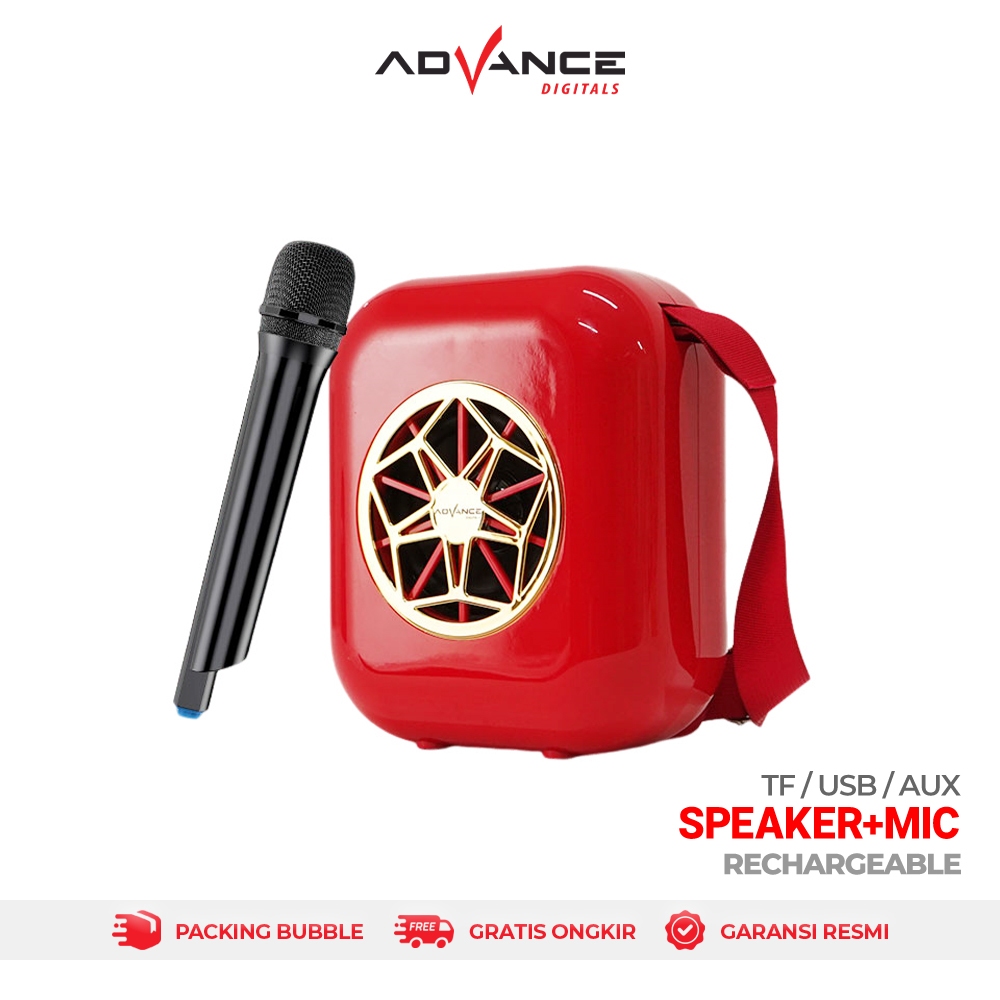 Jual Advance MKS-500 Speaker Tali Model tas Aktif Bluetooth Gratis Mic ...