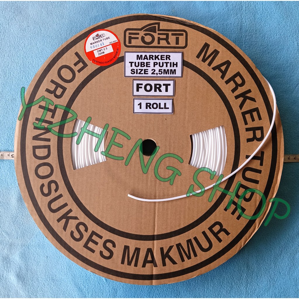 Jual MARKER TUBE PUTIH TYPE MT-2,5 SIZE 2,5MM 1 ROLL (200M) | Shopee ...