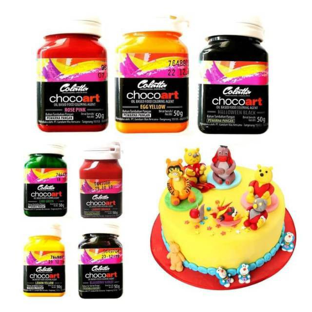 Jual Colatta choco art chocoart oilbase pewarna fondant/pewarna coklat ...