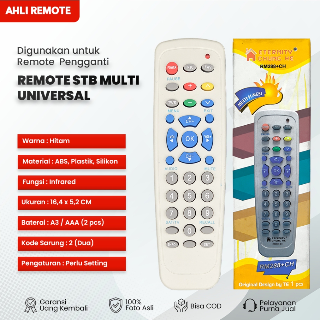 Jual Remot Receiver Universal MPEG-2 / Remote Parabola Multi | Shopee Indonesia