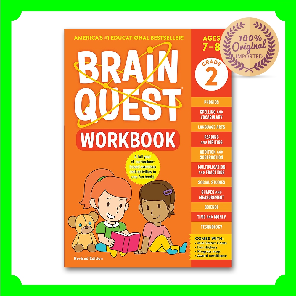 Jual Brain Quest Workbook Grade 2 Ages 7-8 (NEW) | Shopee Indonesia
