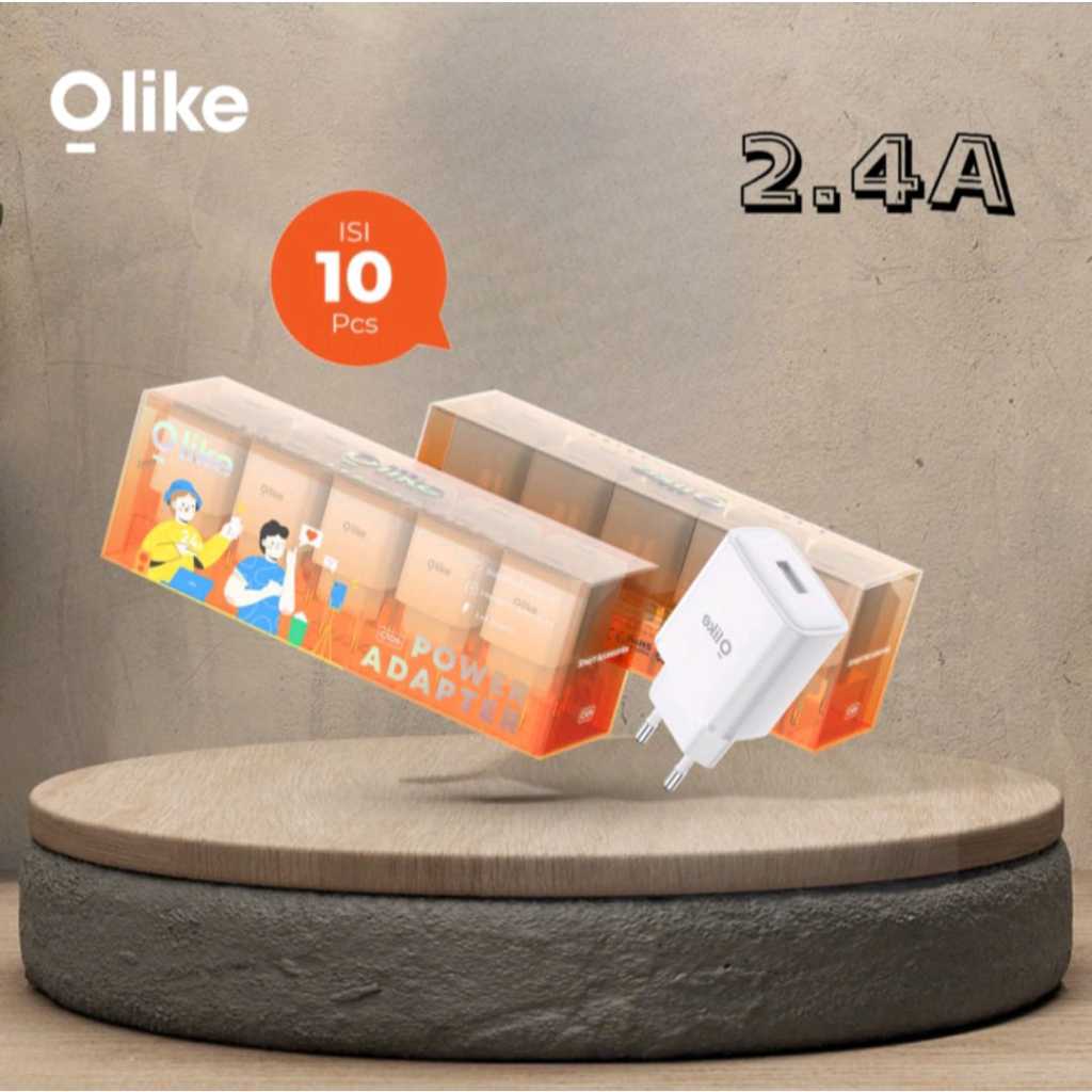 Jual ADAFTER OLIKE C109 1USB dan C203 USB+TYPE C 2,4A/1BOX ISI 10PCS ...