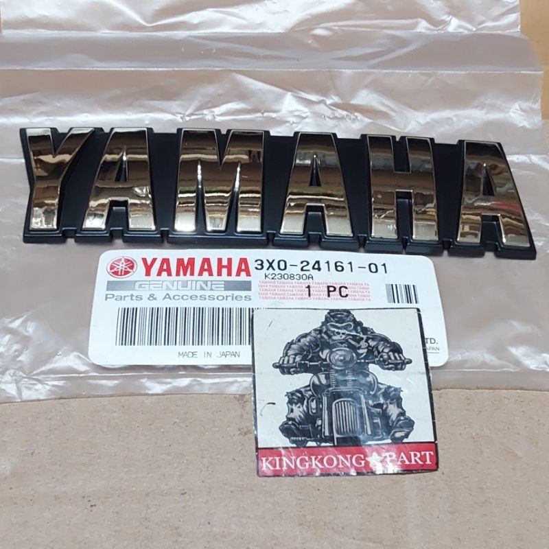 Jual Emblem tangki rx king original made in japan 3X0-24161-01 | Shopee ...