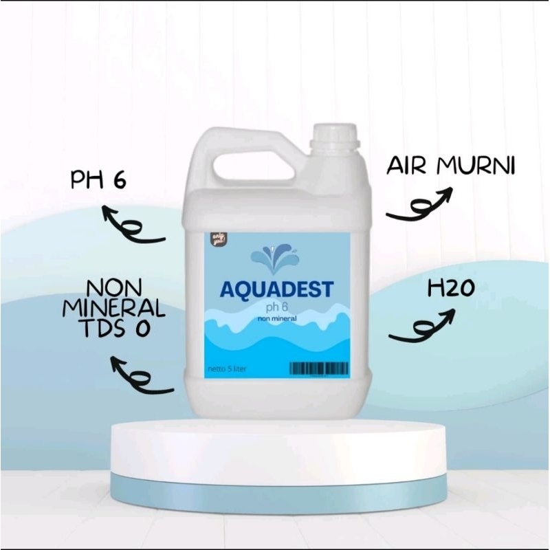 Jual Aquadest / Akuades / Aquades / Air Suling Murni / Air Destilasi ...