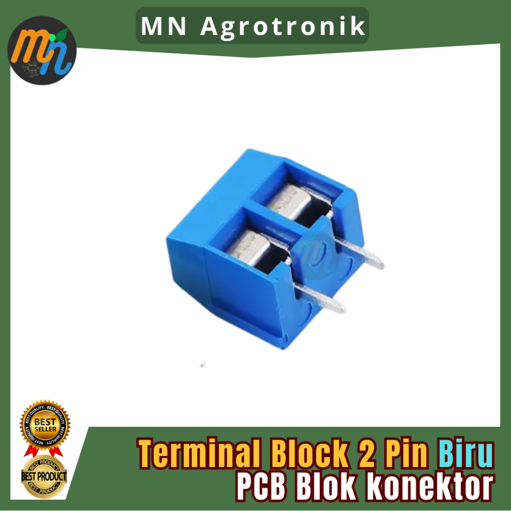 Jual Terminal Pcb Block Screw 2 Pin KF301 | Shopee Indonesia