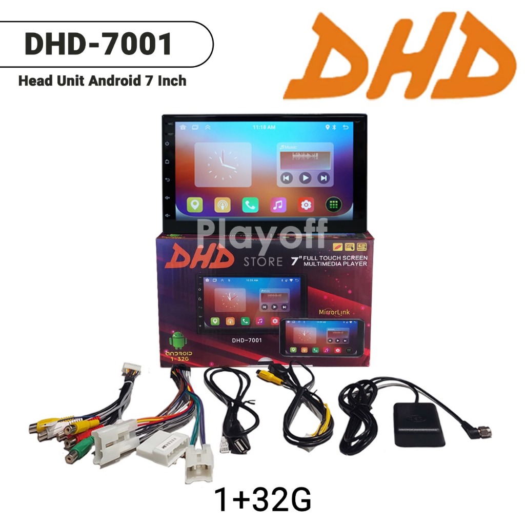Jual Head Unit ANDROID 7 Inch (Plug and Play Ukuran dan Socket TOYOTA) Double Din Tape Mobil ...