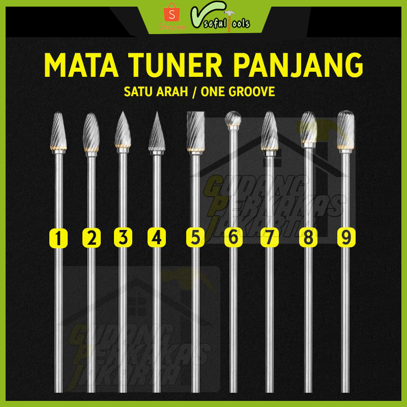 Jual Usefultools Mata Tuner Panjang 3x100mm / Long Cunner / Mata Bor ...