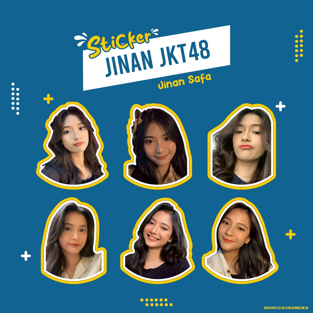 Jual [ ISI 6 ] Sticker Pack JKT48 Lucu Aesthetic High Quality | Shopee ...