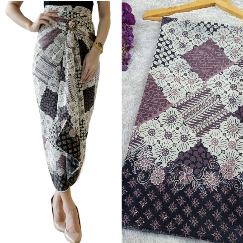 Jual Rok Lilit Batik Modern | Rok Lilit Batik Warna Pastel | Rok ...