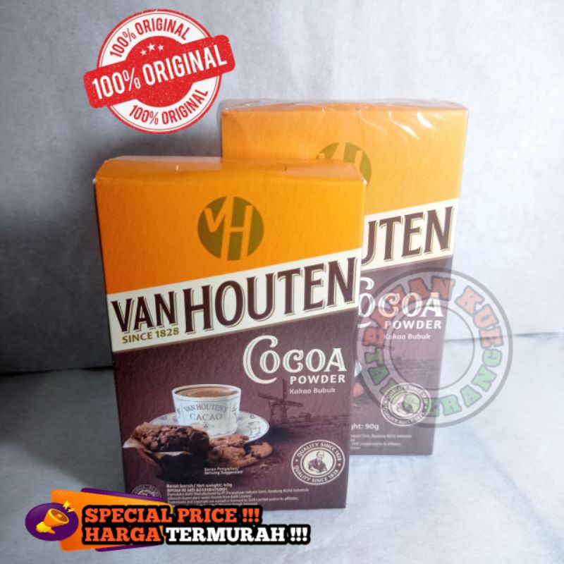 Jual VANHOUTEN cocoa powder / coklat bubuk VANHOUTEN / kakao bubuk Vanhouten | Shopee Indonesia