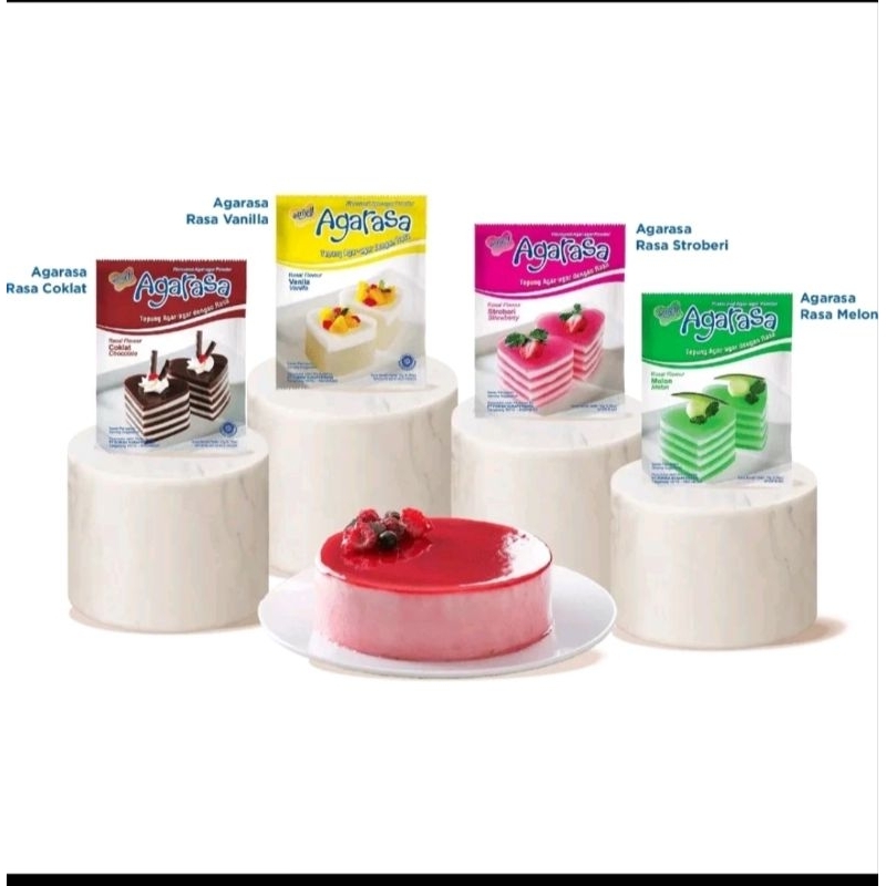 Jual Agar Agar Rasa 1box(6sachets) | Shopee Indonesia
