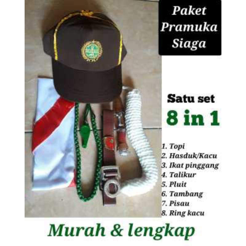Jual COD ATRIBUT SIAGA LENGKAP SD PERLENGKAPAN SEKOLAH DAN PRAMUKA ...