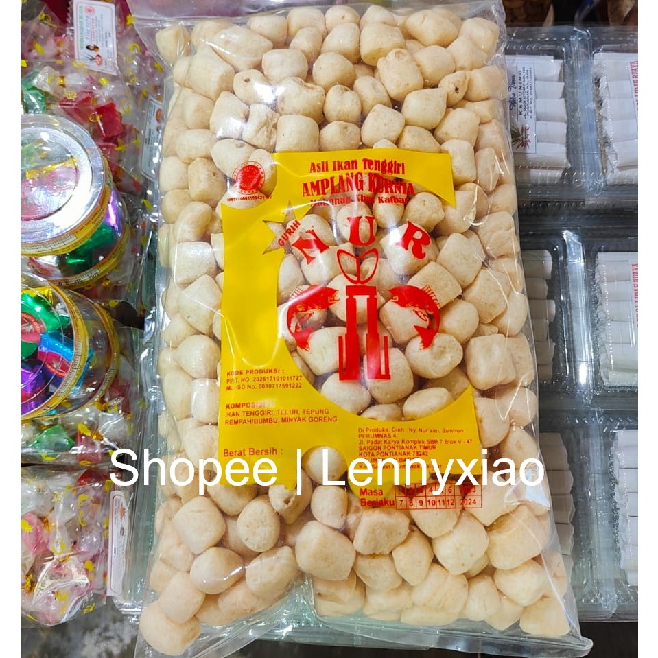 Jual Snack Amplang Getas NUR Ikan Tenggiri Khas Ketapang Kalimantan ...