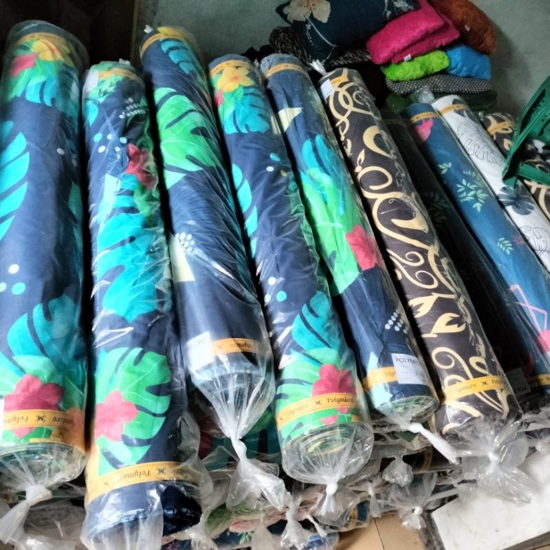Jual Kain Sprei / Kain Katun Polymicro Lebar 240cm Harga Per 1 meter ...