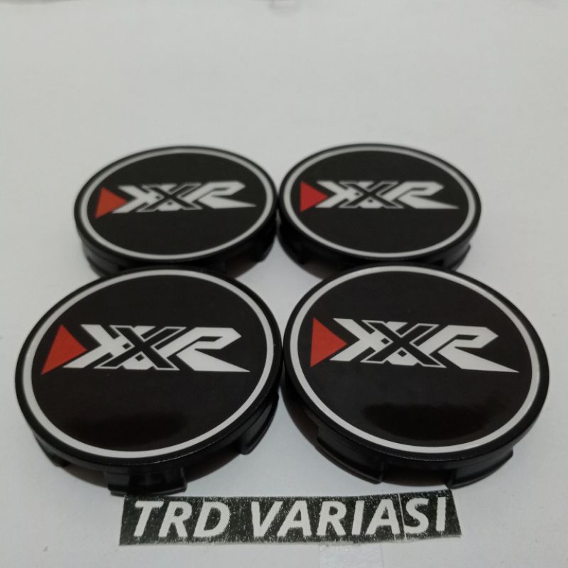 Jual Dop Roda Tutup Velg Variasi XXR Diameter 5.7cm Hitam (SET ...