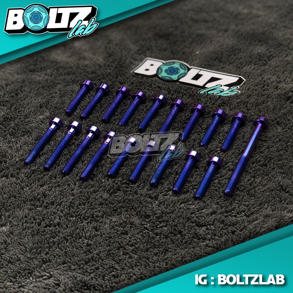 Jual Baut Titanium Paketan Bak Mesin K56 (CB 150 , CBR 150R, Supra GTR ...