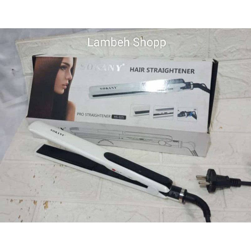 Jual Catok sokany hs-025 Hair straightener Max Temperatur 750'f Batam | Shopee Indonesia