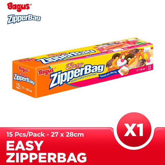Jual Bagus Banget Bagus Easy Zipper Bag 27 Cm x 28 Cm | Shopee Indonesia