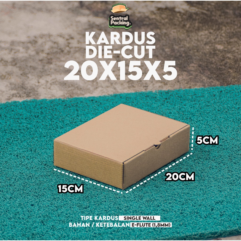 Jual Kardus Die-Cut Polos / 20x15x5 / Kardus Packaging / Kardus ...