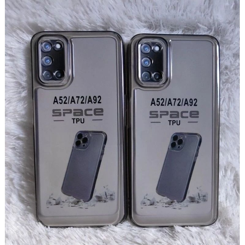 Jual Soft Case Clear Hitam OPPO A52/A72/A92 Casing Silikon Bening ...