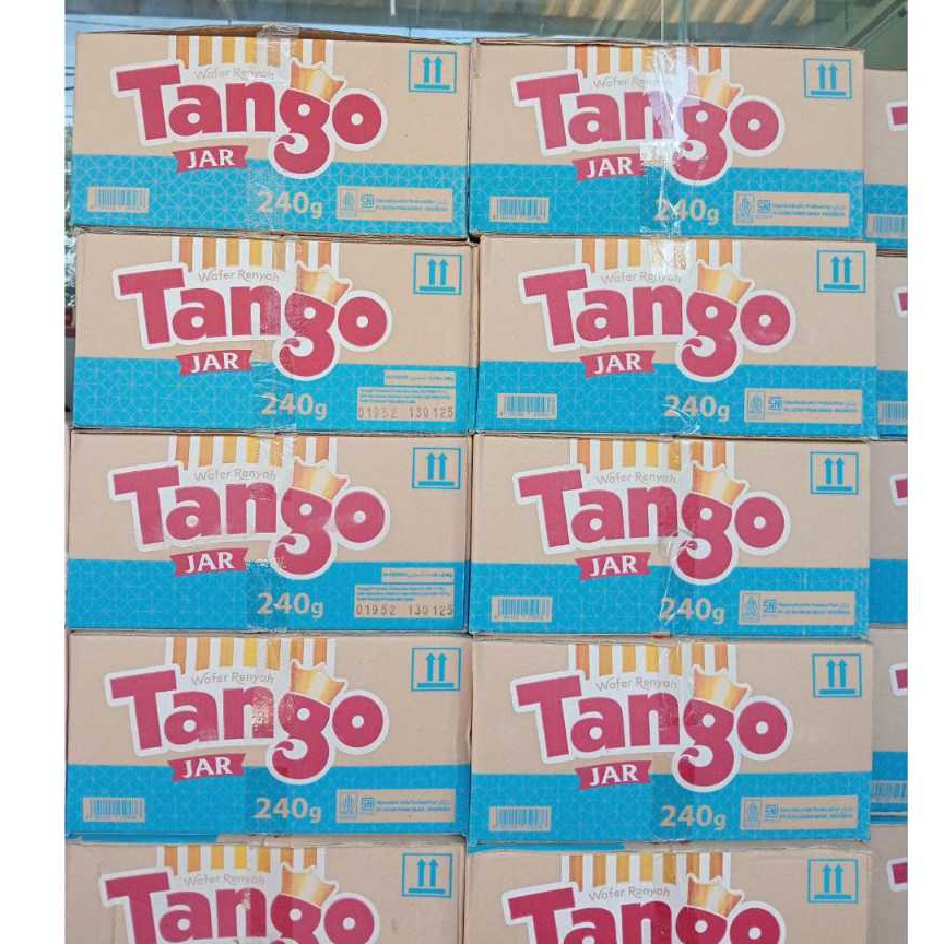 Jual Tango Jar Vanilla Delight 240gr 1 Dus isi 6 | Shopee Indonesia