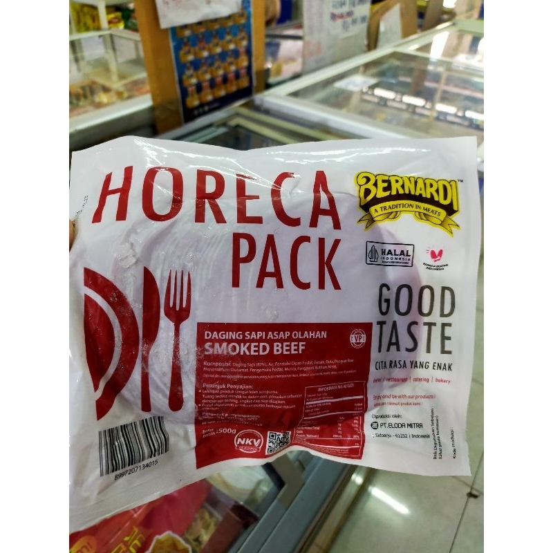 Jual BERNARDI HORECA SMOKE BEEF BULAT 500G | Shopee Indonesia
