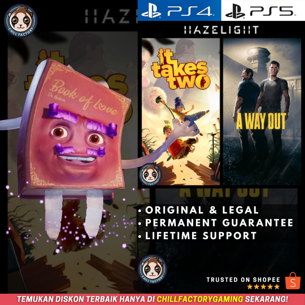 Jual It Takes Two + A Way Out Bundle 2 Games Hazelight Bundle PS4 PS5 | Shopee Indonesia