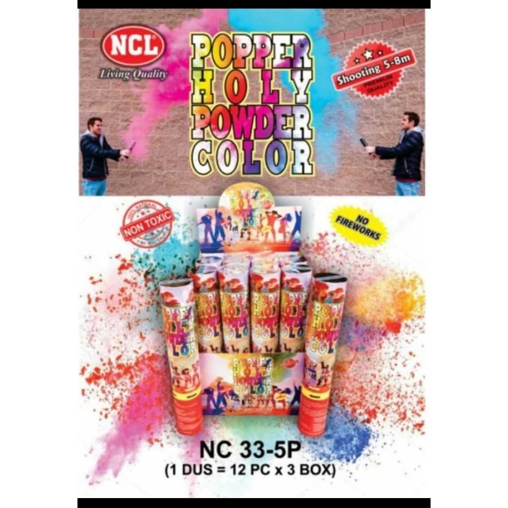Jual sudah tersedia per 20 juni 2024 party pooper confetty holy powder ...