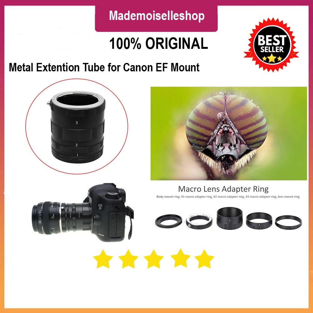 Jual Manual 7/14/28mm Extention Tube for Canon DSLR & Canon EF - EFS ...