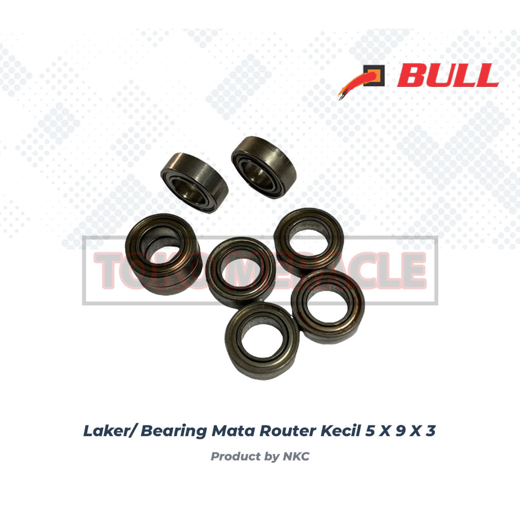 Jual [1pcs] BULL Bearing Laker Mata Router Profil Kecil Besar - Bearing ...