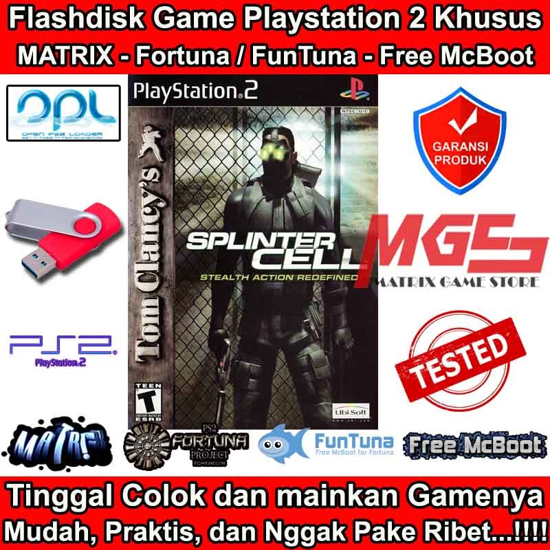 Jual Flashdisk Game PS2 PS 2 Tom Clancy's Splinter Cell | Shopee Indonesia