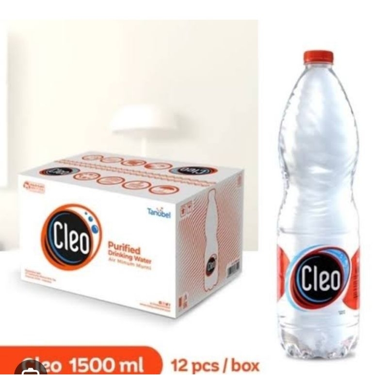 Jual Cleo air Mineral botol 1500 ml 1 dus isi 12 botol | Shopee Indonesia