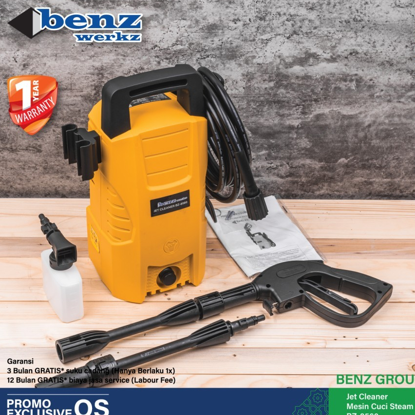 Jual Mesin Cuci Steam Mobil Motor BZ 8560 / Jet Cleaner Benz Werkz ...