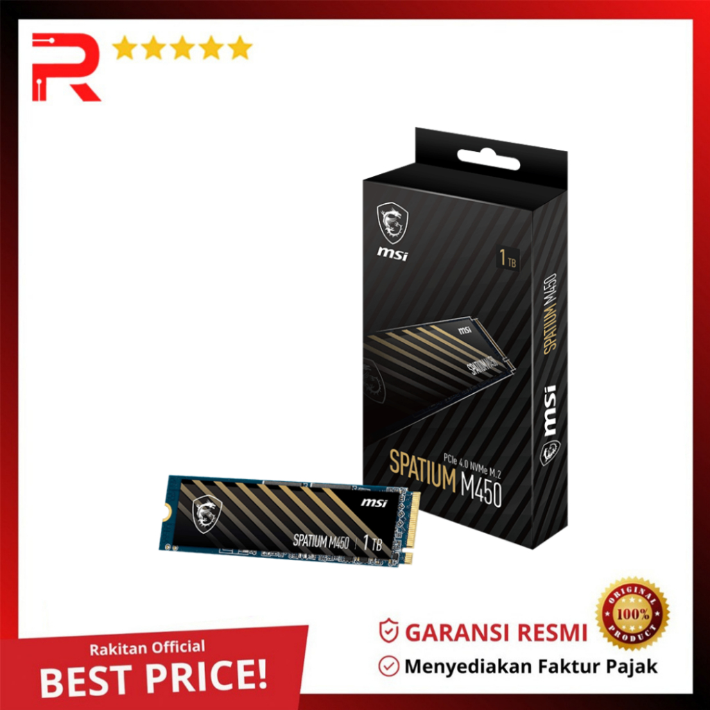 Jual SSD MSI Spatium M371 M.2 NVMe 500GB PCIe Gen3 x4 | Shopee Indonesia