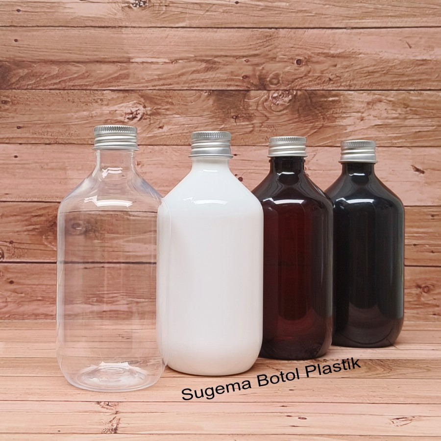 Jual Botol Plastik 300 Ml Mada Varian Warna Tutup Ulir Alumunium Silver ...