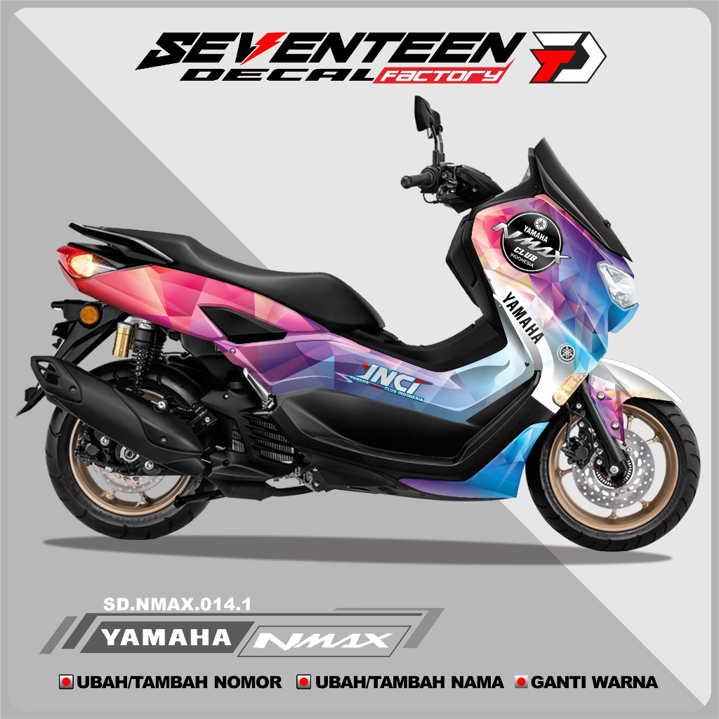 Jual Decal Stiker full Body NMAX New 2020 2021 2022 2023 Sticker full ...