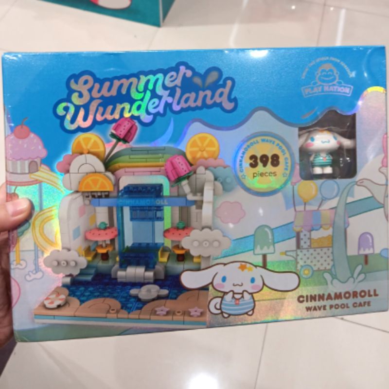 Jual BRICK SUMMER WONDERLAND CINAMOROLL WAVE POOL CAFE | Shopee Indonesia