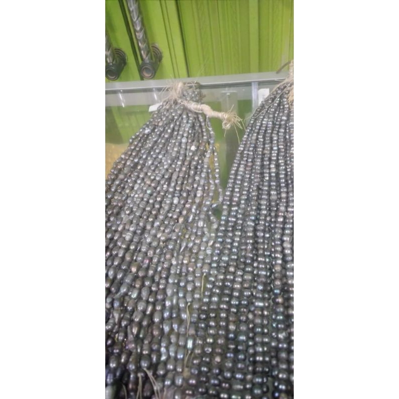 Jual Mutiara air tawar hitam 8mm | Shopee Indonesia