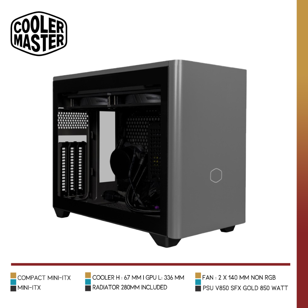 Jual COOLER MASTER NR200P MAX | SFF BUILDING JUST GOT EASIER | Shopee ...