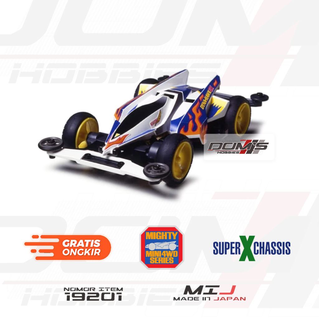 Jual TAMIYA 19201 DYNA HAWK GX - SUPER X CHASSIS - MIGHTY SERIES ...