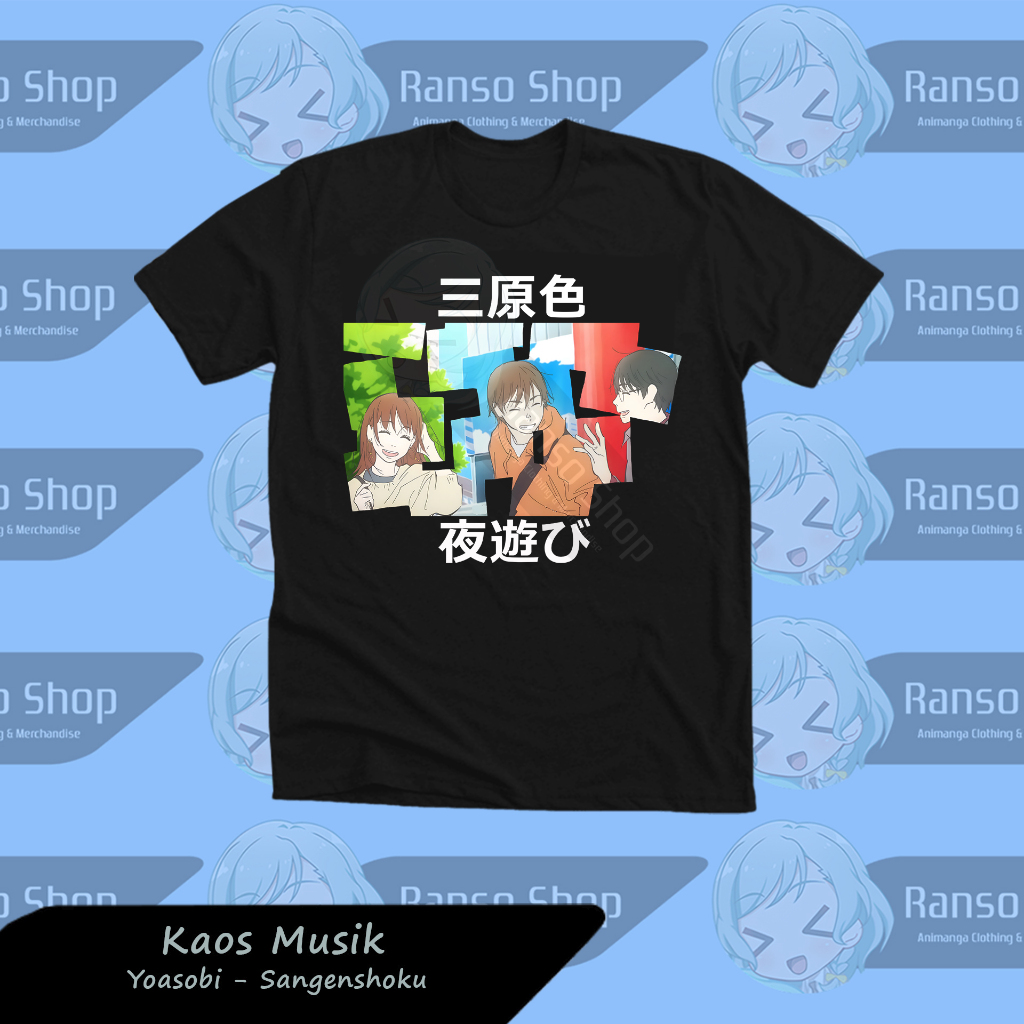 Jual Ranso Baju Yoasobi - Sangenshoku T-Shirt Yoasobi Kaos Waifu Musik ...