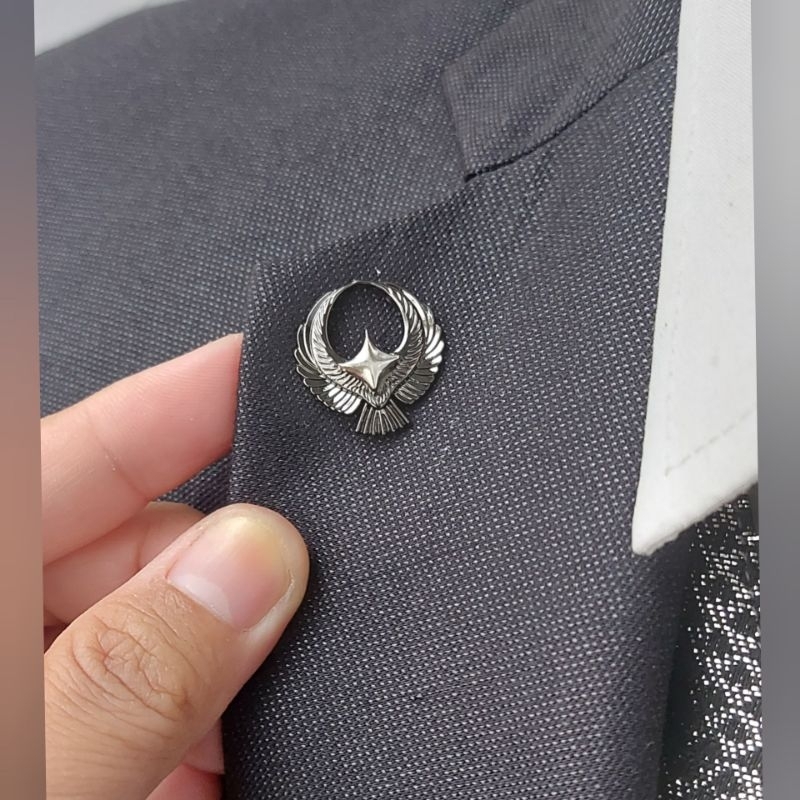 Jual Lapel pin/bros untuk jas - bird wings | Shopee Indonesia