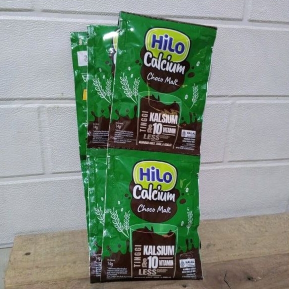 Jual HiLo Choco Malt Hi Calcium renceng (10.sachet) | Shopee Indonesia